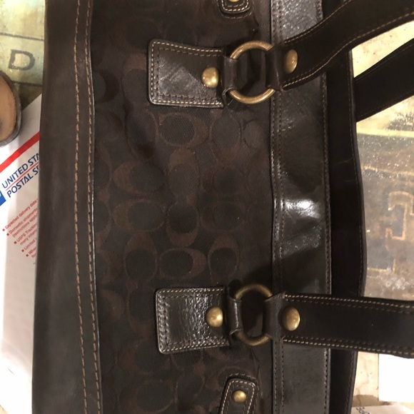 Coach | Bags | Coach Legacy Chocolate Brown Shoulder Bag | Poshmark